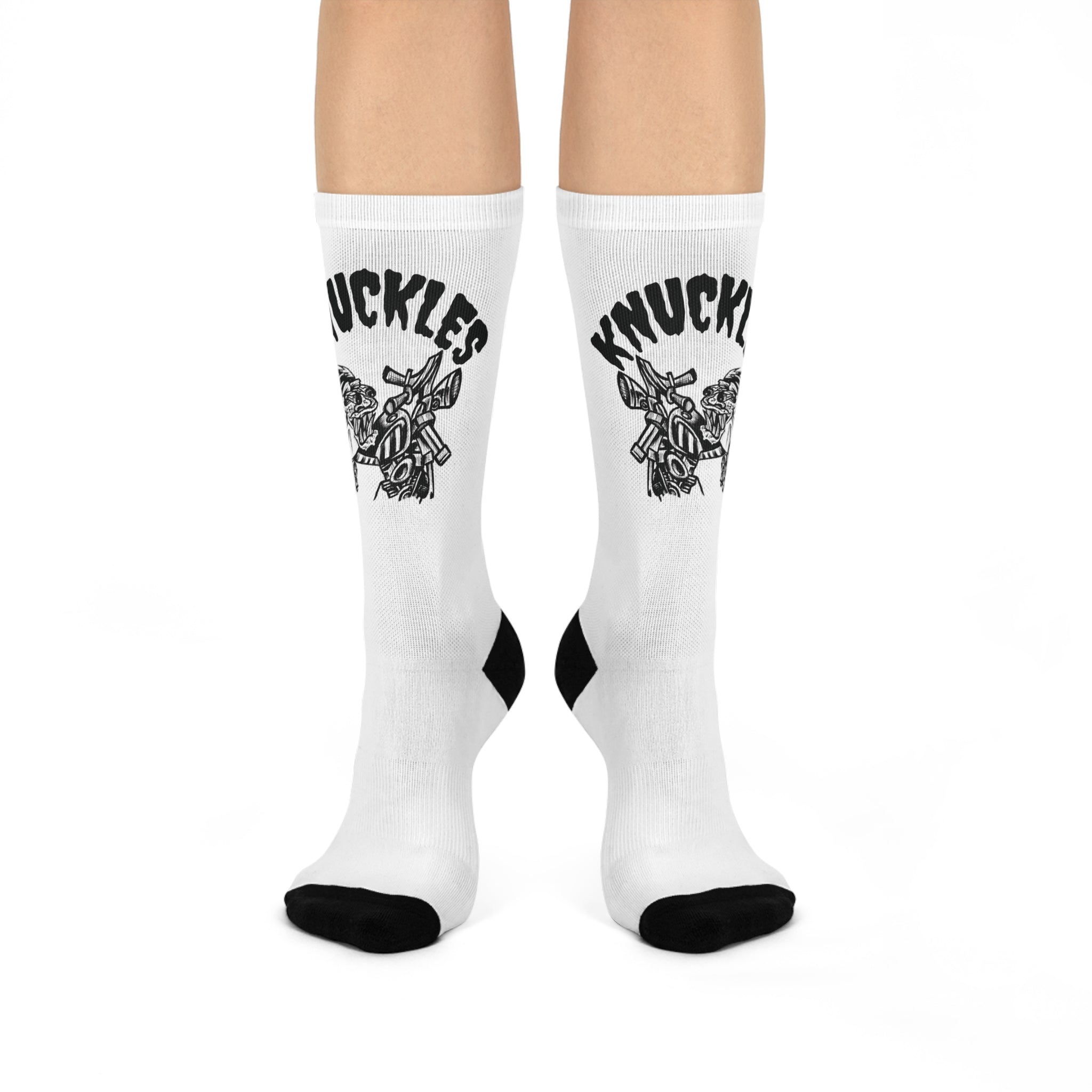 OGSideShow // Crew Socks – Knuckles Motorcycle Art