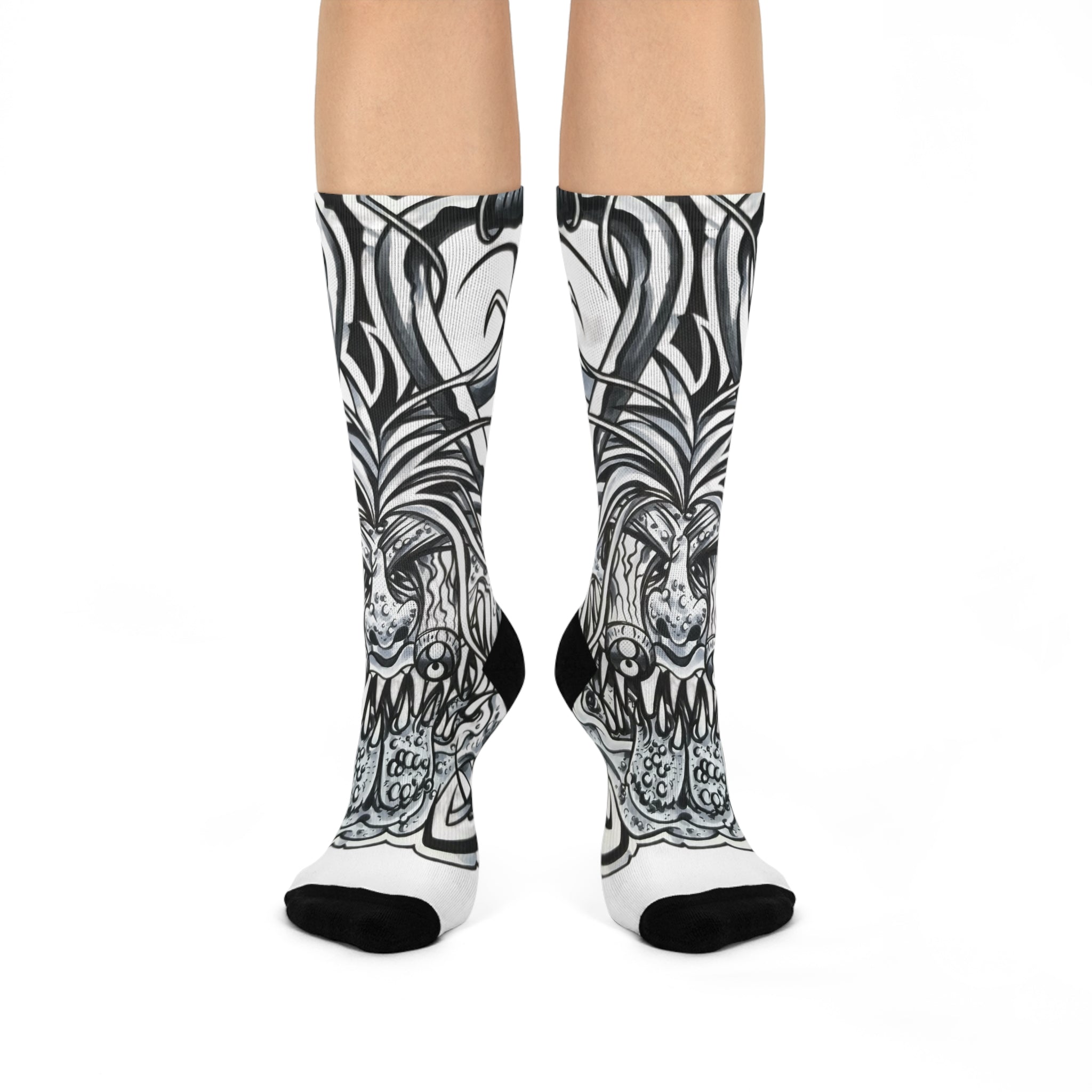 BarDemon // [Full Burn] - Crew Socks – Knuckles Motorcycle Art