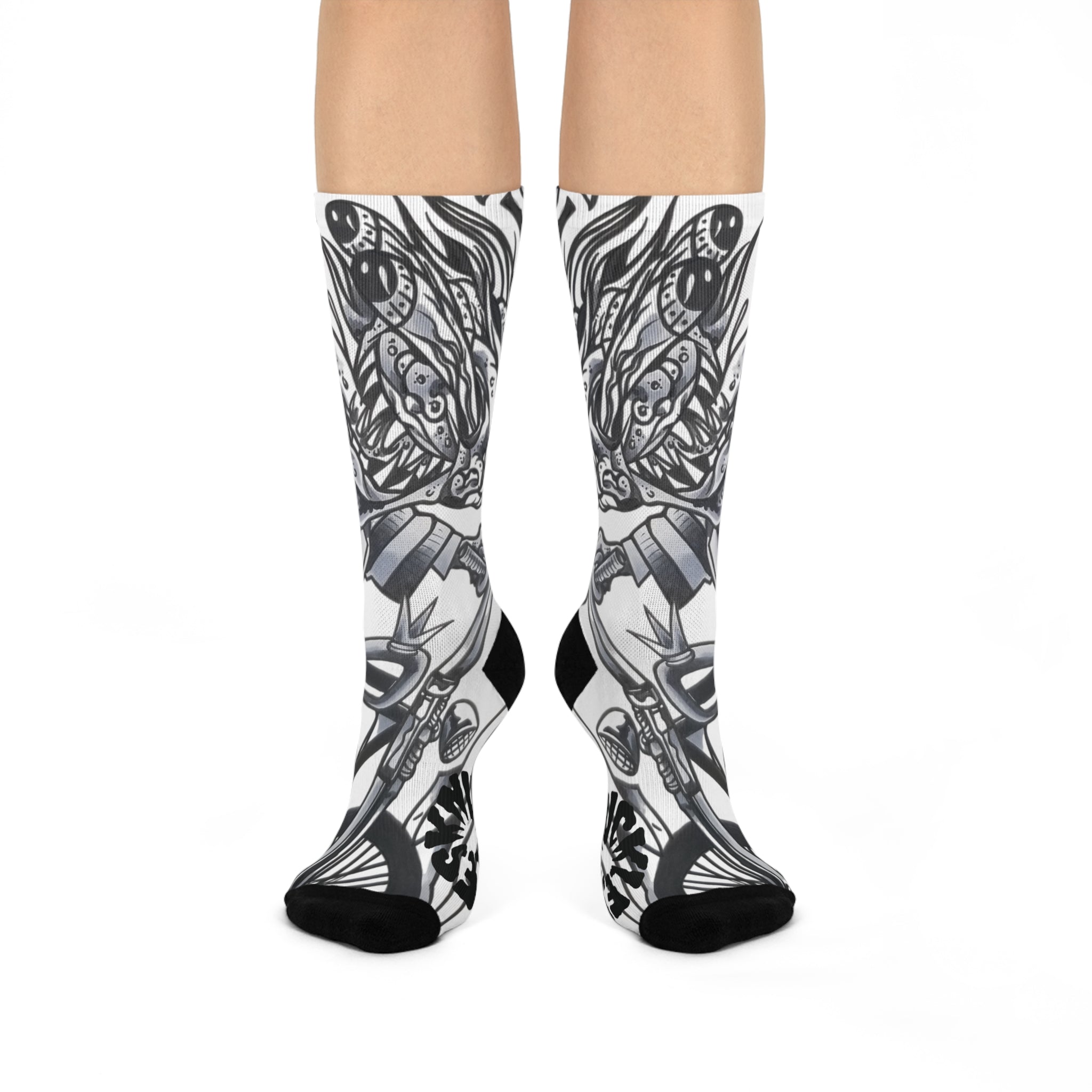 RideOrDie // [Full Burn] - Crew Socks – Knuckles Motorcycle Art